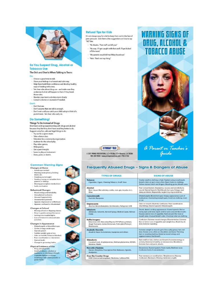 Task 2 Brocuhure Awareness Campaign On Drug Addiction and Prevention | PDF