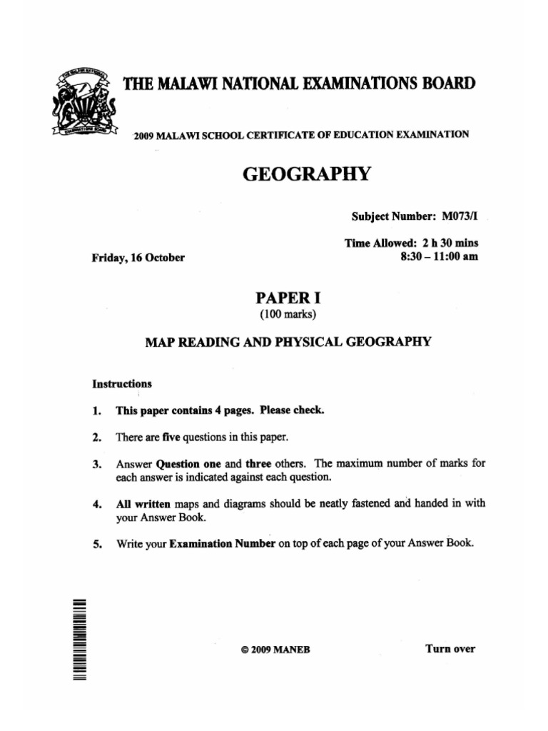 Geography p1 | PDF