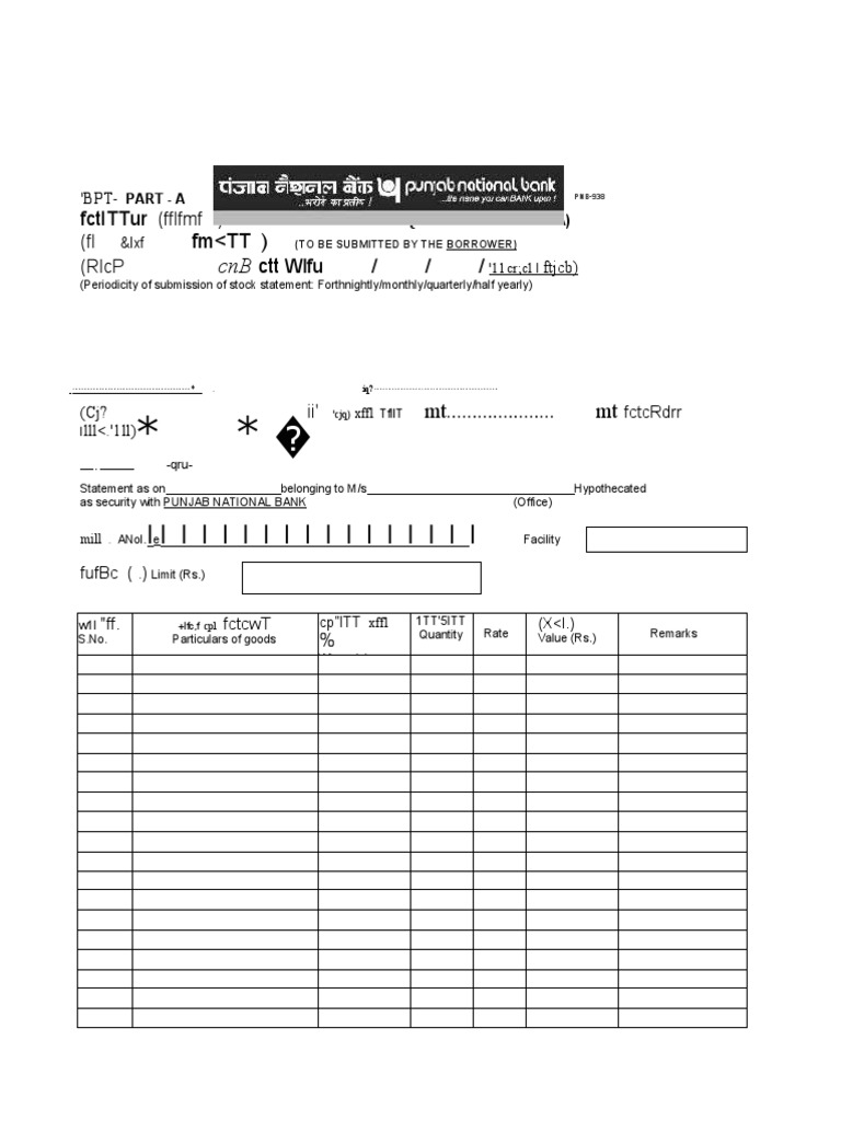 Stock Stament Format | PDF | Private Law | Business