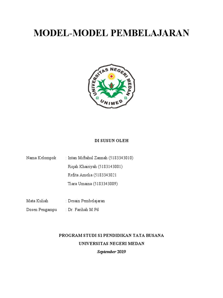 Makalah Model Pembelajaran | PDF