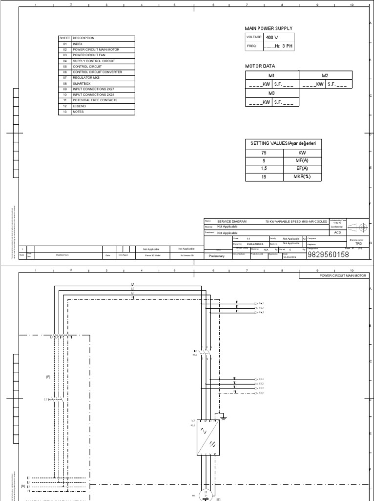Elektronikon MK5 Wiring Diagram | PDF | Electrical Components ...
