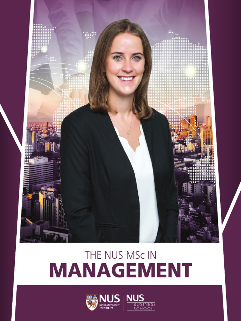 NUS MSC Management 2023 2 | PDF | Master's Degree | Master Of Business Administration