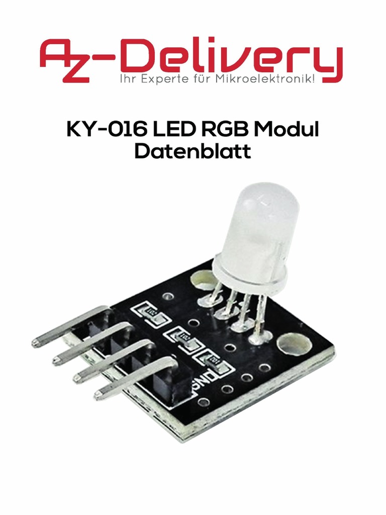 KY-016 LED RGB Modul AZ-Delivery Vertriebs GMBH | PDF