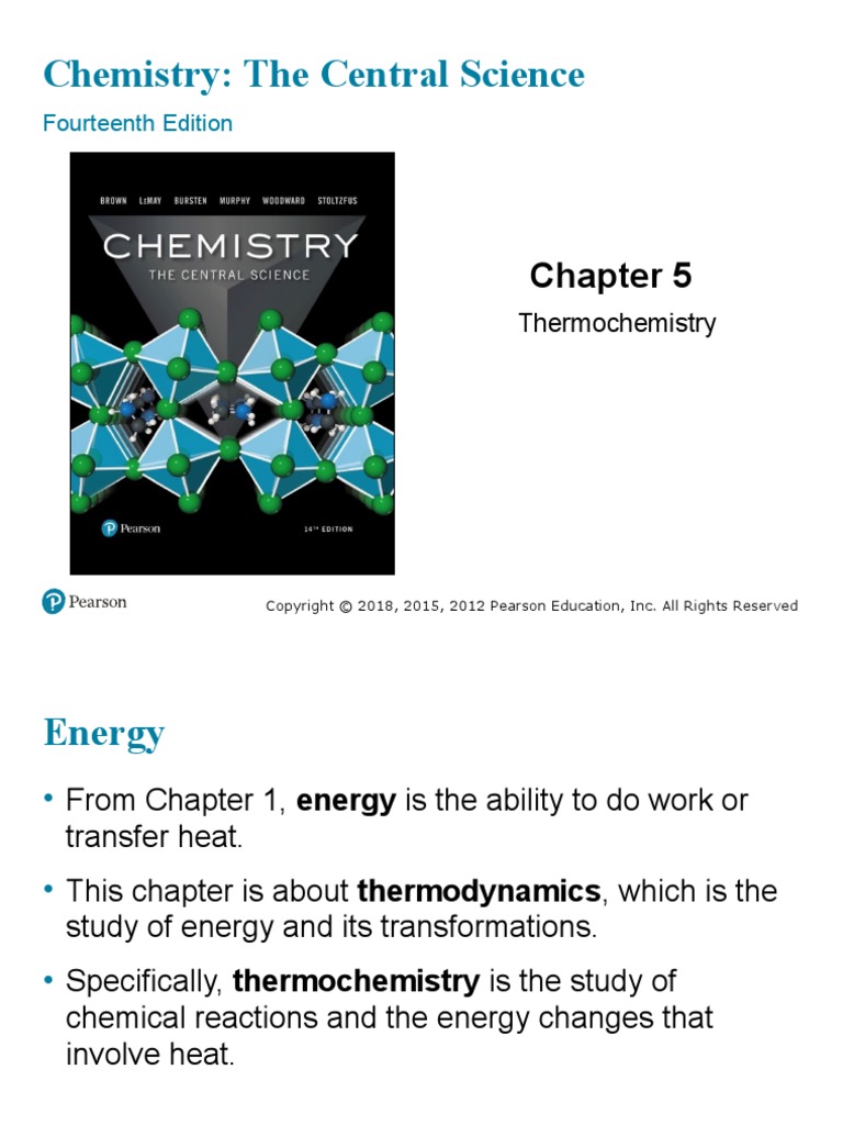 BLB 14e ch05 Lecture | PDF | Enthalpy | Heat