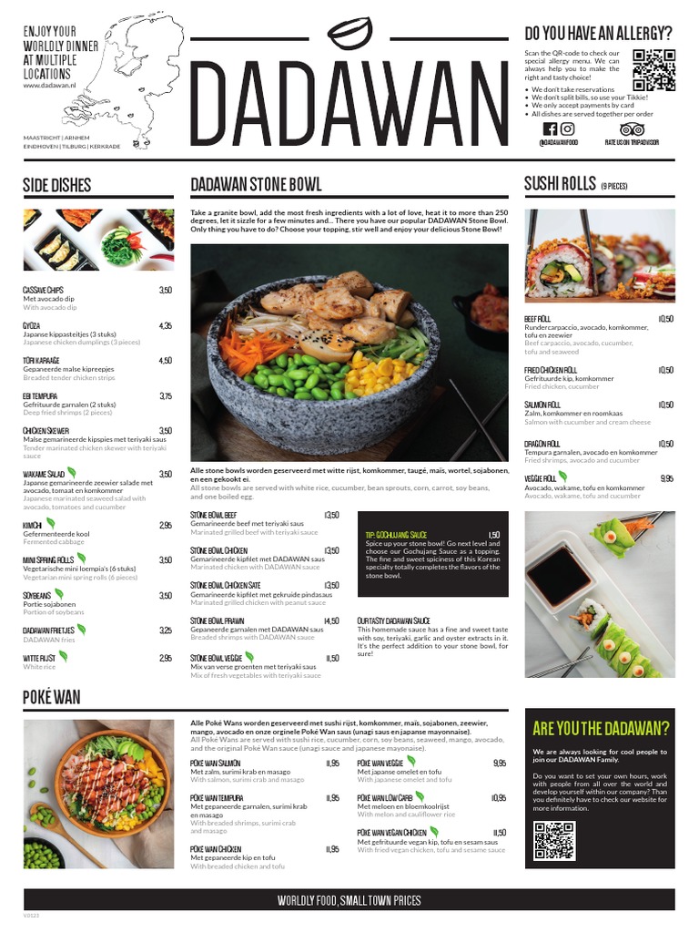 DADAWAN Menu - Februari 2023 | PDF | Sauce | Hamburgers
