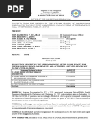 Resolution Realignment Sample Format | PDF | Philippines