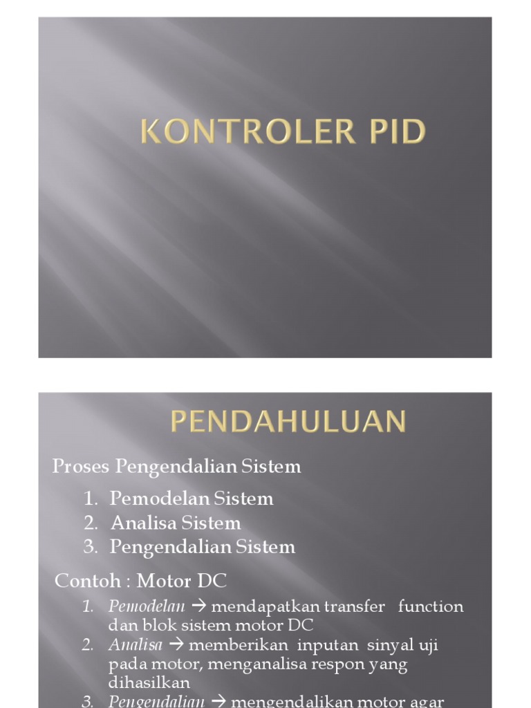 Presentation Pertemuan PID | PDF