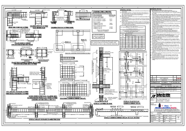 ST 01 Typical Structure Details | PDF | Architectural Elements ...