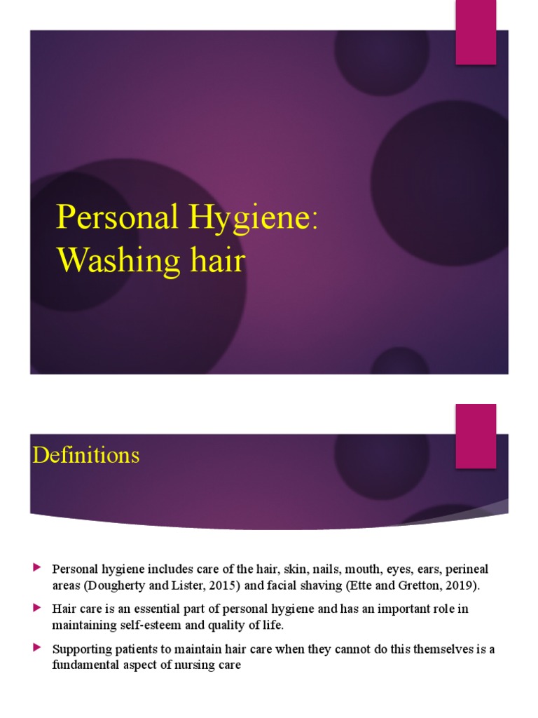 Washing Hair Procedure | PDF