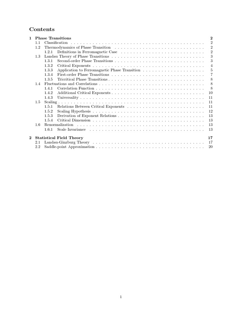 Critical Phenomena | PDF | Phase Transition | Statistical Mechanics Critical Phenomena | PDF | Phase Transition | Statistical Mechanics