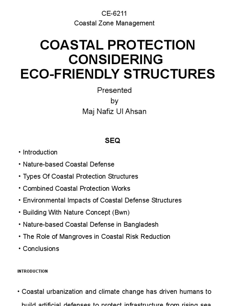 Eco-Friendly Coastal Protection Strategies | PDF | Beach | Coast