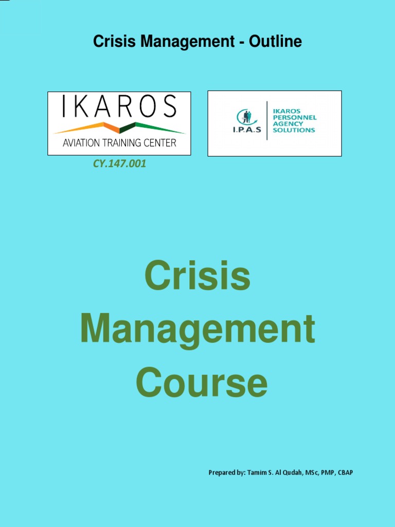 CMC Outline PDF | PDF | Crisis Management | Emergency