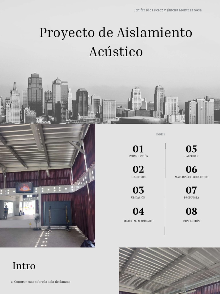 Proyecto de Aislamiento Acústico-jENIFER RIOS Y MONTEZA SOSA - Compressed | PDF | Aislamiento ...