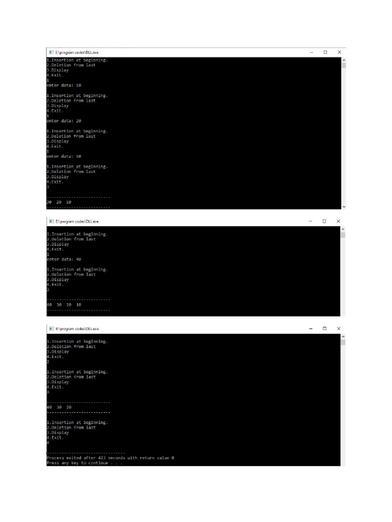Exp 4 Doubly Linked List | PDF Exp 4 Doubly Linked List | PDF