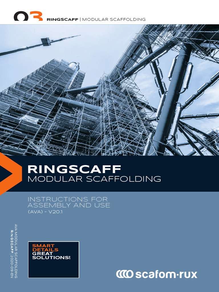 RINGSCAFF Erection Manual | PDF | Scaffolding | Stairs