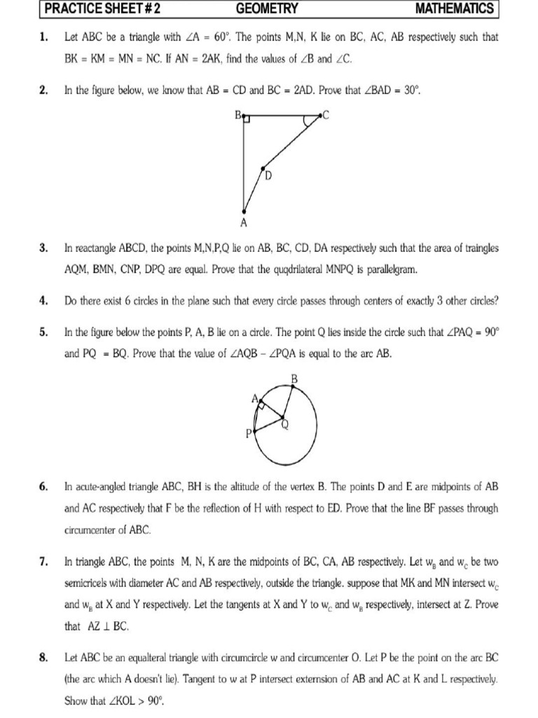 Allen Inmo Geometry Race | PDF
