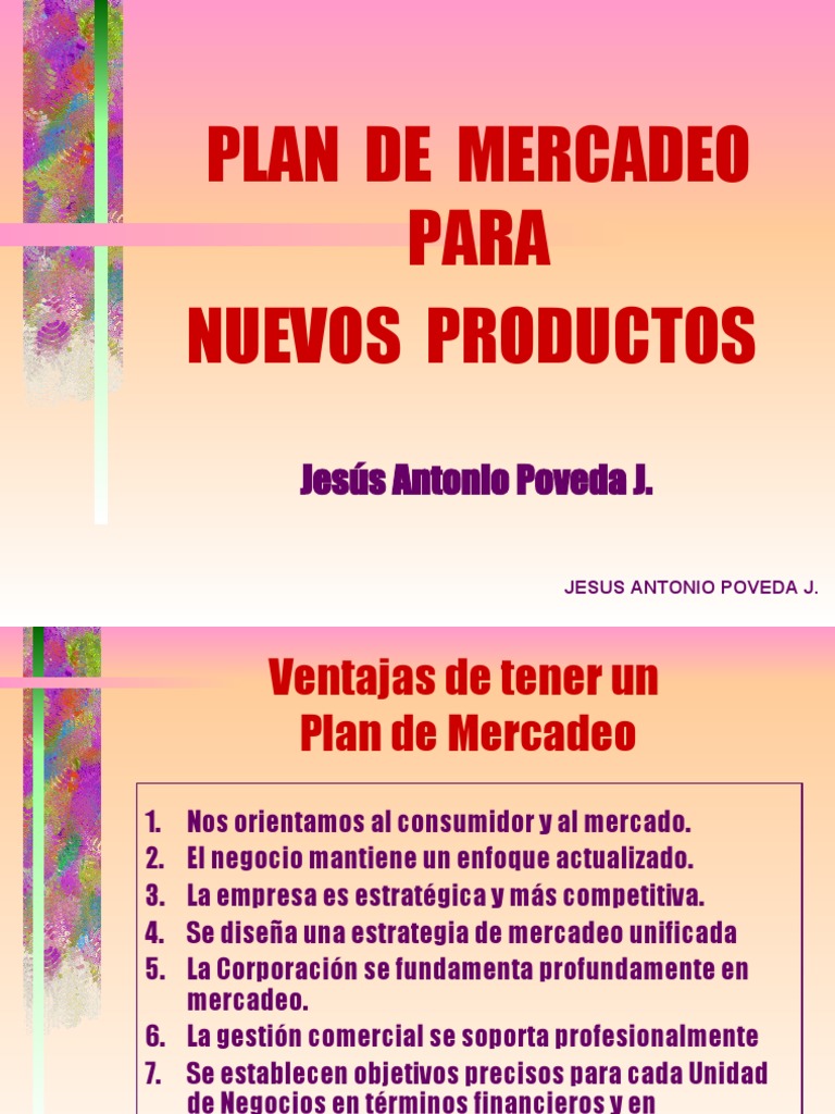 Plan de Mercadeo Guia Estrategica | PDF | Marketing | Mercado (economía)