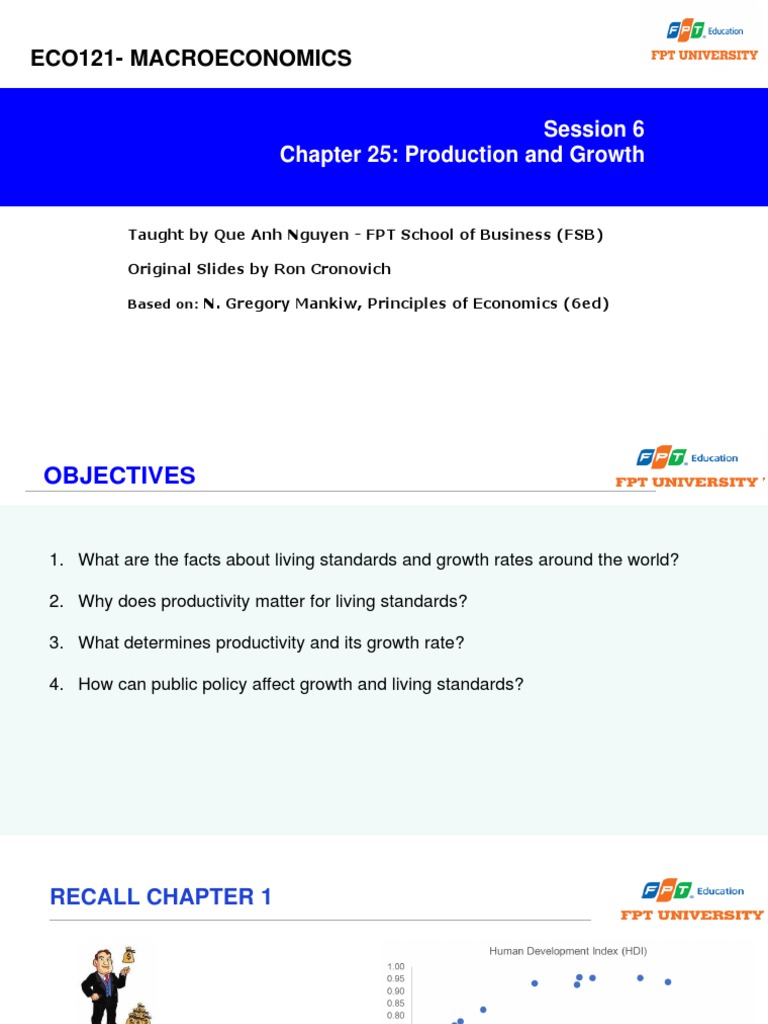 Chapter - 25 ECO121 | PDF | Economic Growth | Production Function