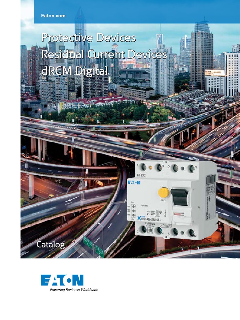 Eaton Xpole DRCM RCCB Catalog Ca019036en en Us | PDF | Fuse (Electrical ...