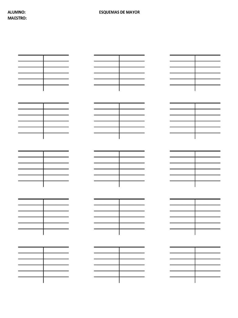 Esquema Del Mayor General | PDF