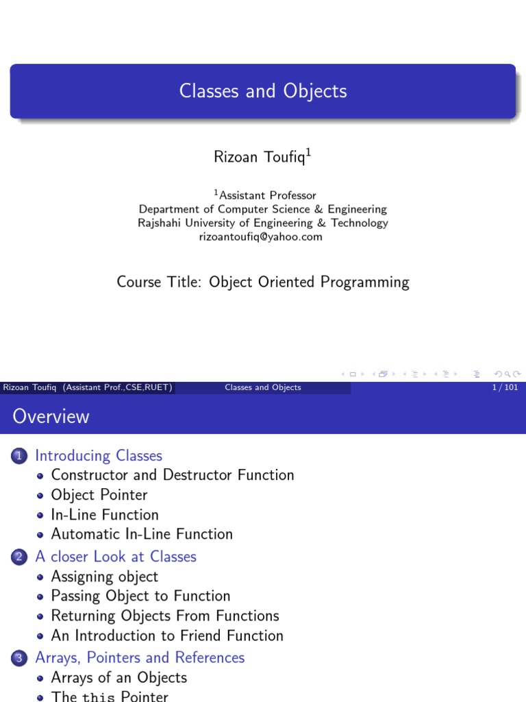 Lecture 04 Pdf Pointer Computer Programming Constructor Object Oriented Programming 0455