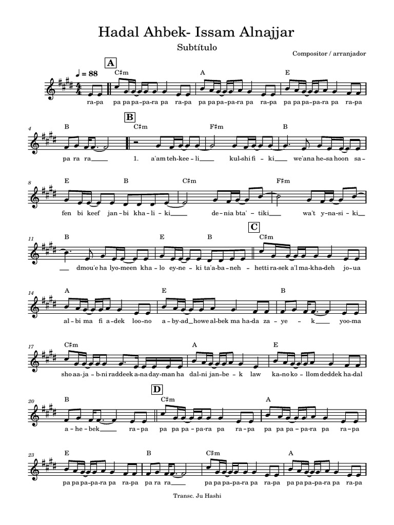 Hadal Ahbek - Issam Alnajjar | PDF