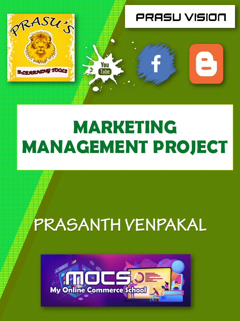 Marketing Management Project | PDF