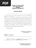 Oath of Office CS Form No. 32 Revised 2025 | PDF