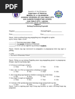 Filipino 2 Worksheet Q1 W1 | PDF