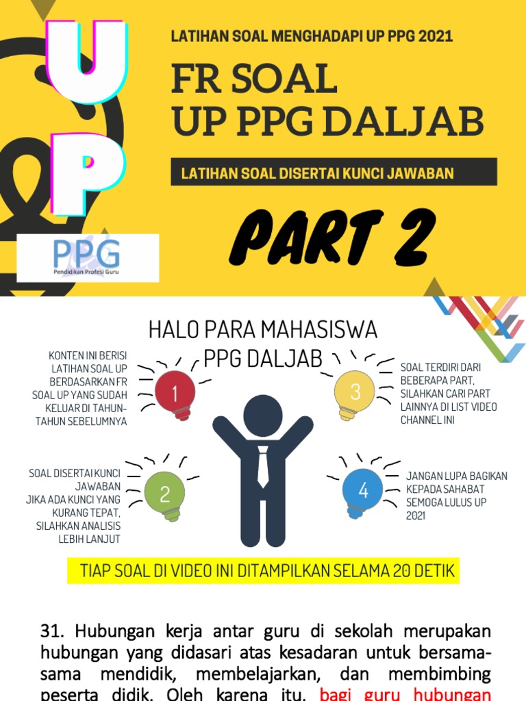 Soal Up Part 2 FR | PDF