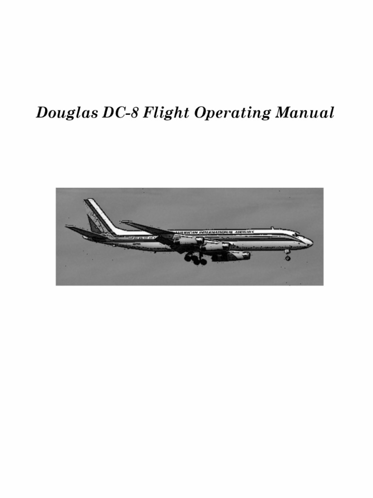 Douglas DC-8 Operating Manual. - 3 | PDF