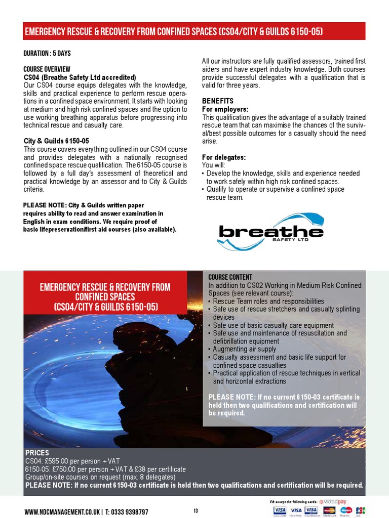 101 - Emergency Rescue & Recovery From Confined Spaces | PDF