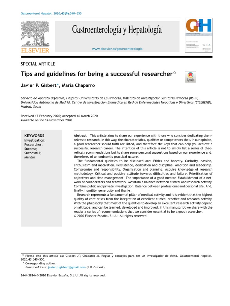 Research Success Tips for Beginners | PDF | Mentorship | Scientific Method