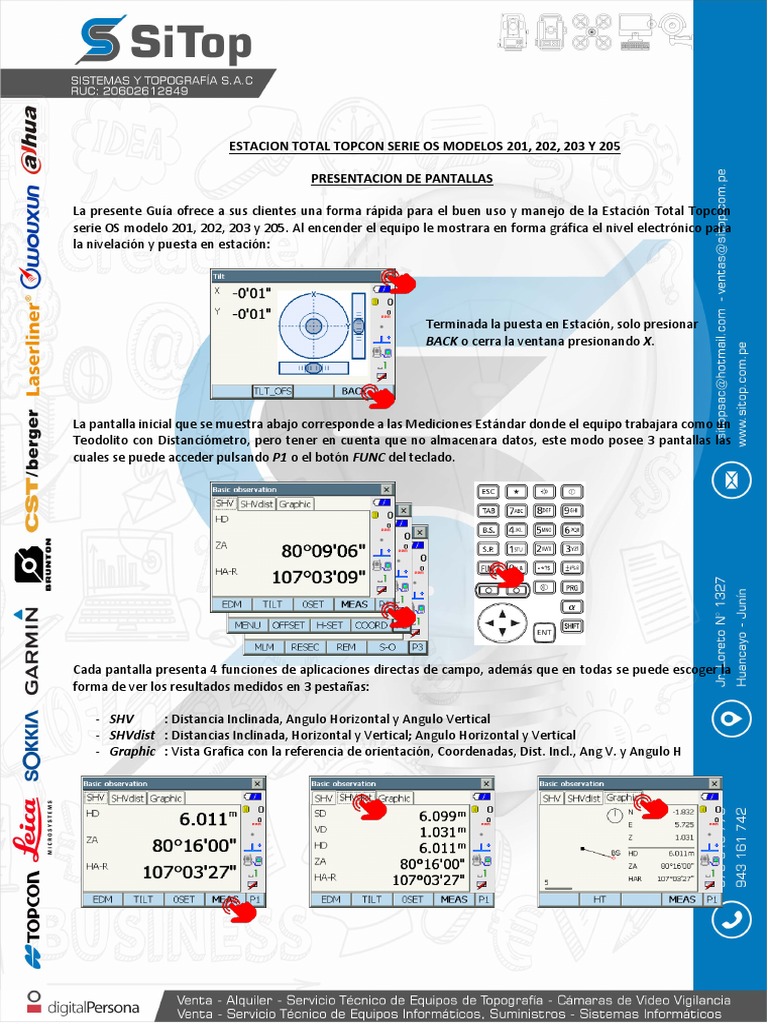 01 - Presentación - Serie OS-200 | PDF | Informática | Metrología
