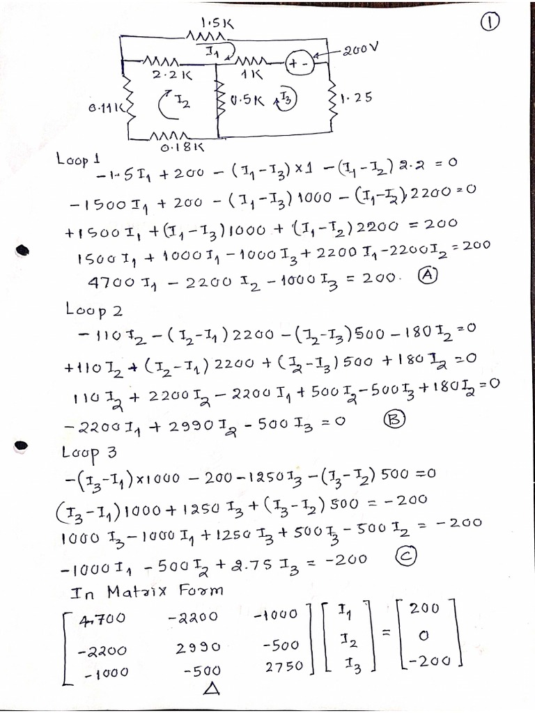 Example KCL KVL | PDF
