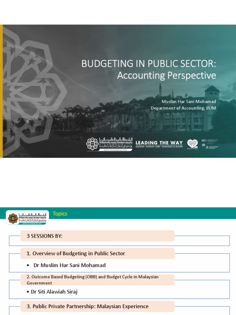 UNDP-Budgeting in Public Sector - Overview | PDF | Business
