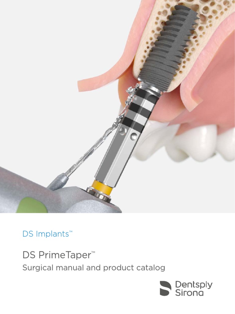 IMP Manual DS PrimeTaper Surgical Manual and Product Catalog 32671962 | PDF | Dental Implant ...