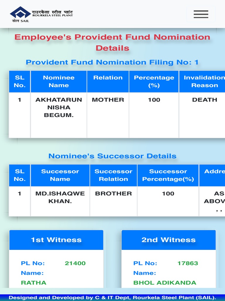 RSP Employee Portal | PDF