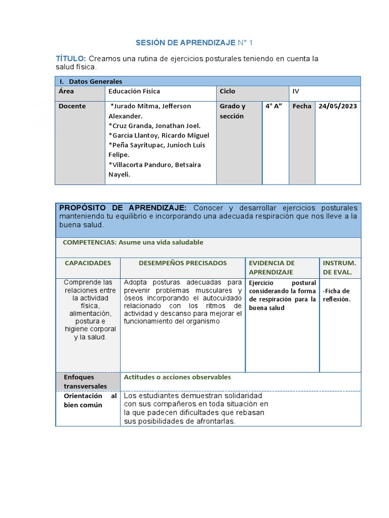 Sesion Anatomia Editado N2 | PDF | Aprendizaje | Maestros