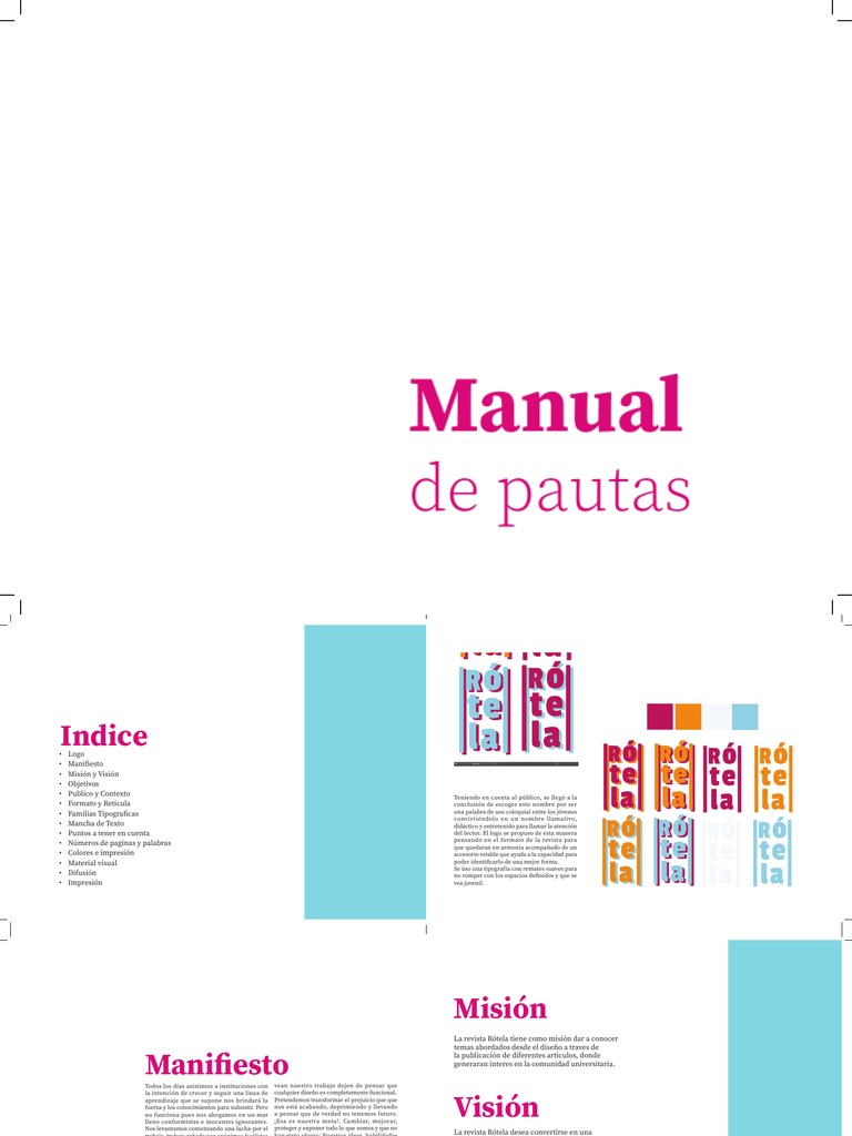 Manual de Pautas Revista | PDF | Diseño | Publicación