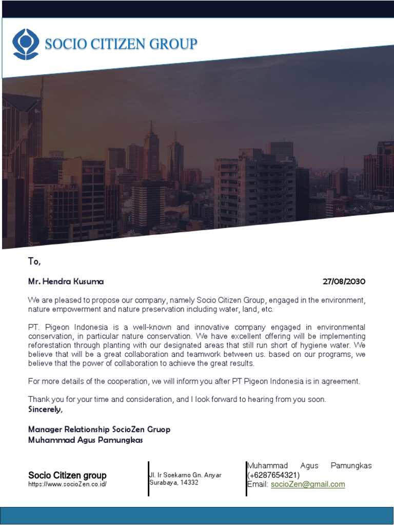 Final-Test Business Writing (Muhammad Agus Pamungkas) | PDF | Water ...