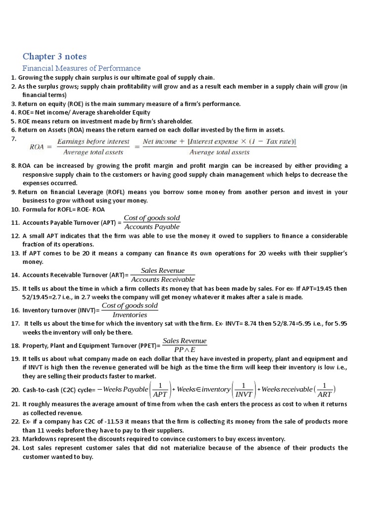 Chapter 3 Notes Scm Pdf Pricing Inventory