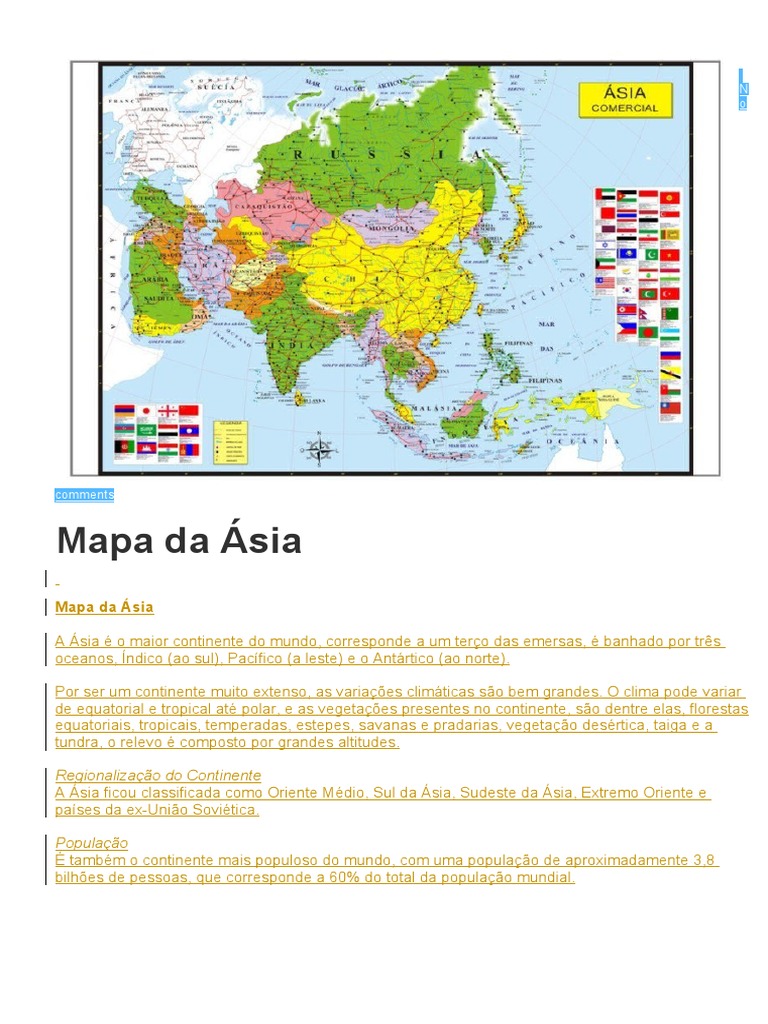 Mapa Asia | PDF
