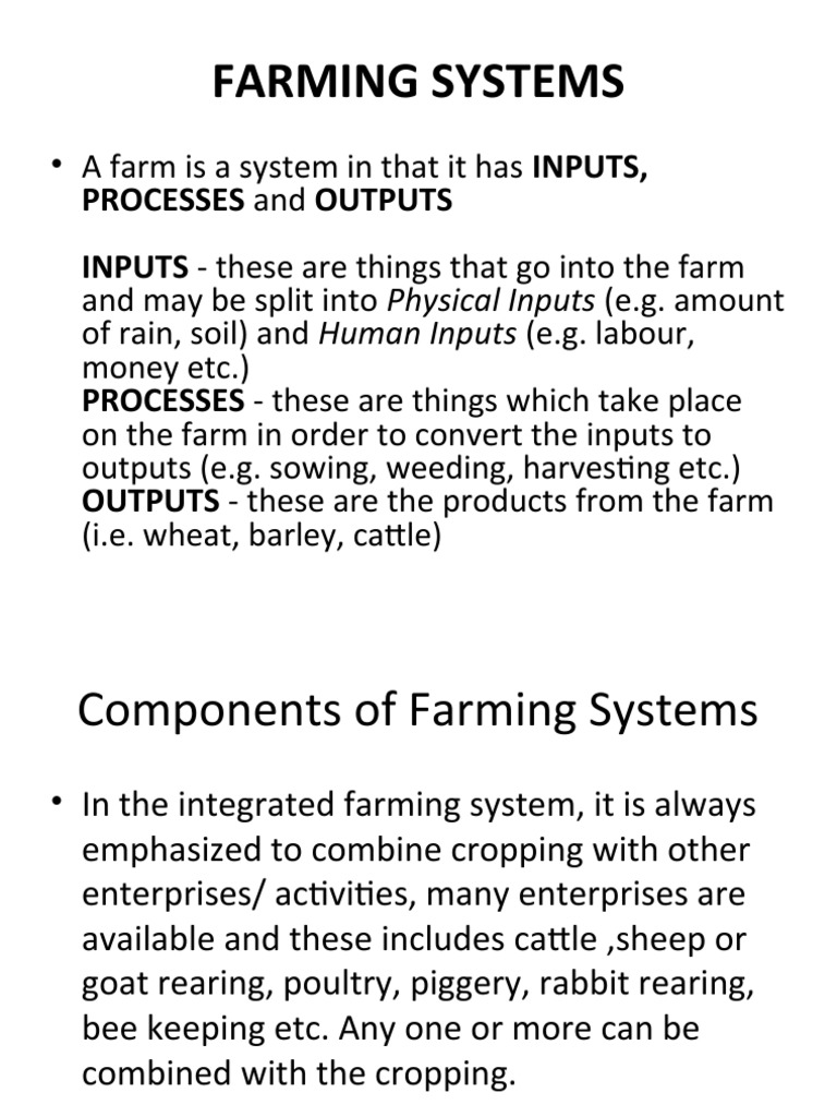 1 5 6 7 Integrated Farming Systems 1 New Pdf Agriculture