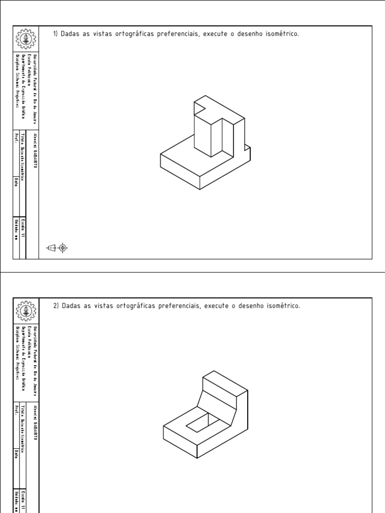 Geometria De Desenho Isometrico Figuras Geométricas Isométricas