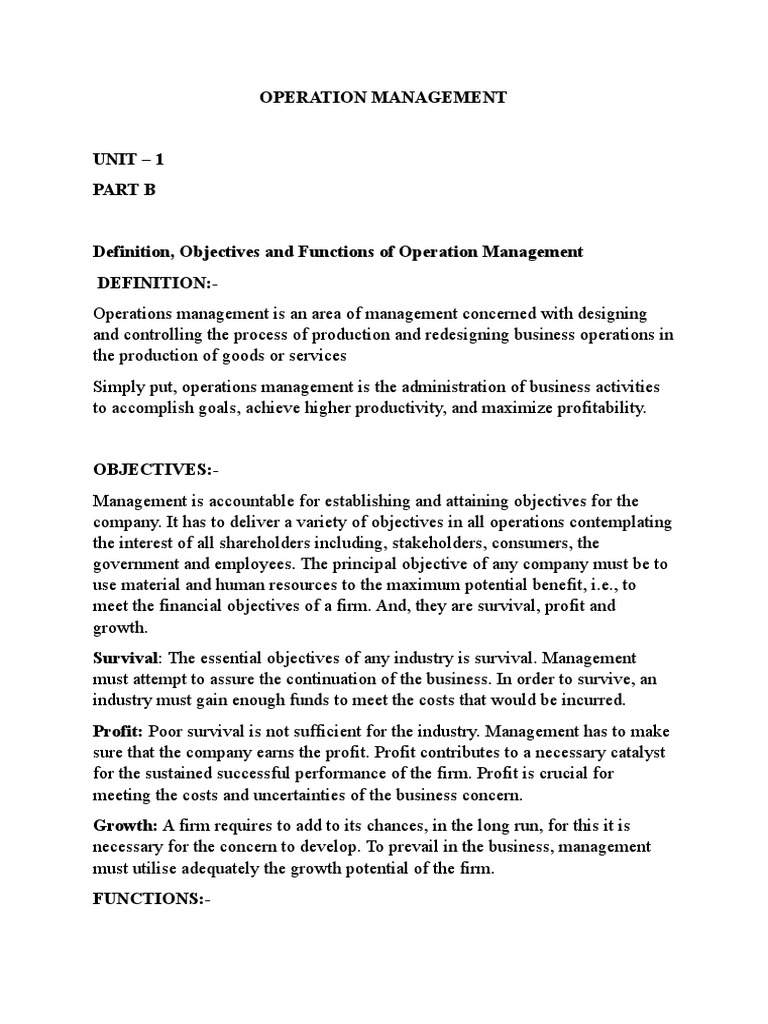 Operation Management Answers-1 | PDF | Forecasting | Supply Chain Management
