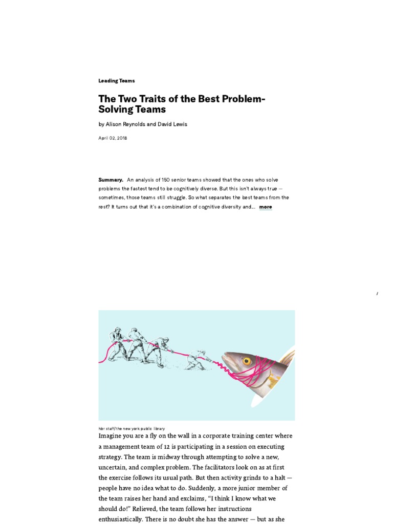 Artigo - The Two Traits of The Best Problem Solving Teams | PDF ... Artigo - The Two Traits of The Best Problem Solving Teams | PDF ...