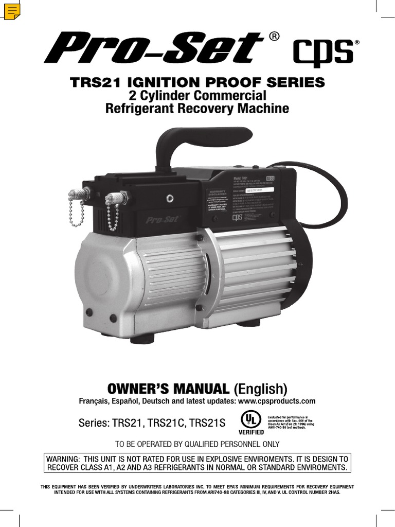trs21 - Manual Pump | PDF