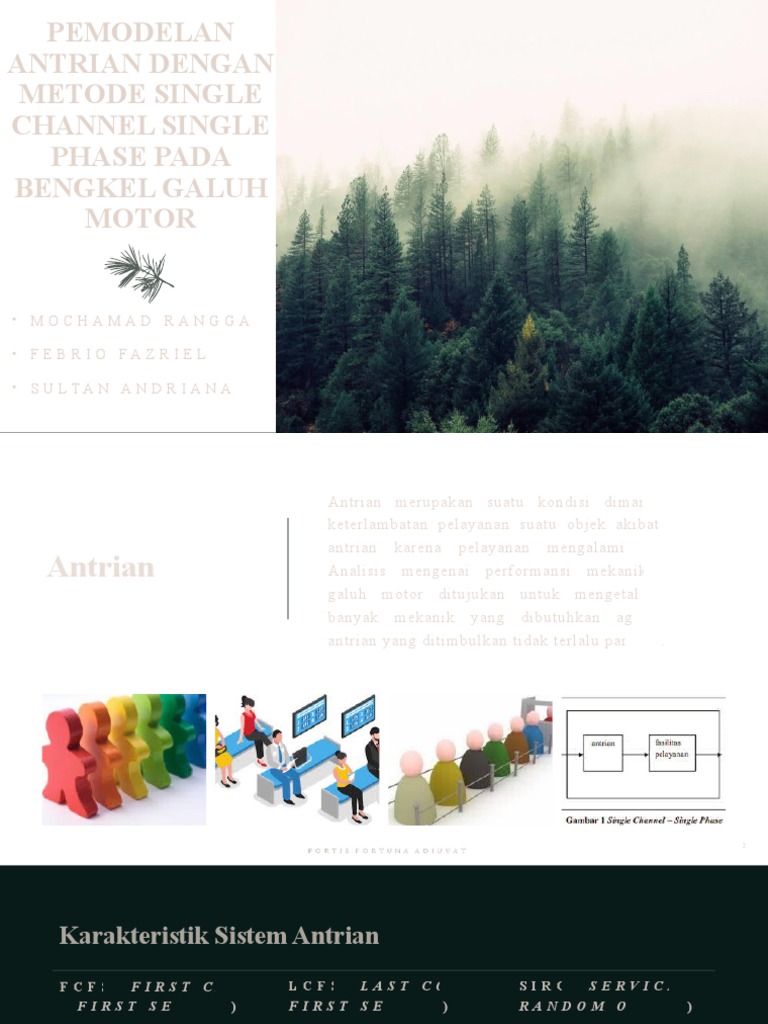 Pemodelan Antrian Dengan Metode Single Channel Single Phase | PDF