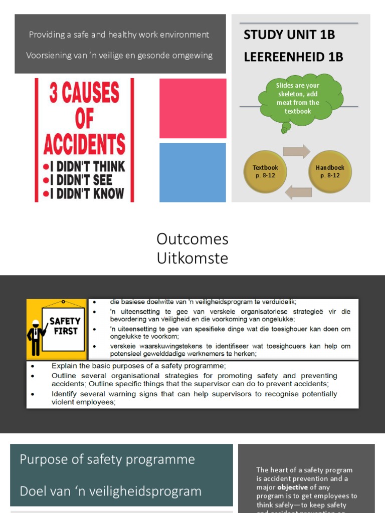 Study Unit 1B - Leereenheid 1B | PDF